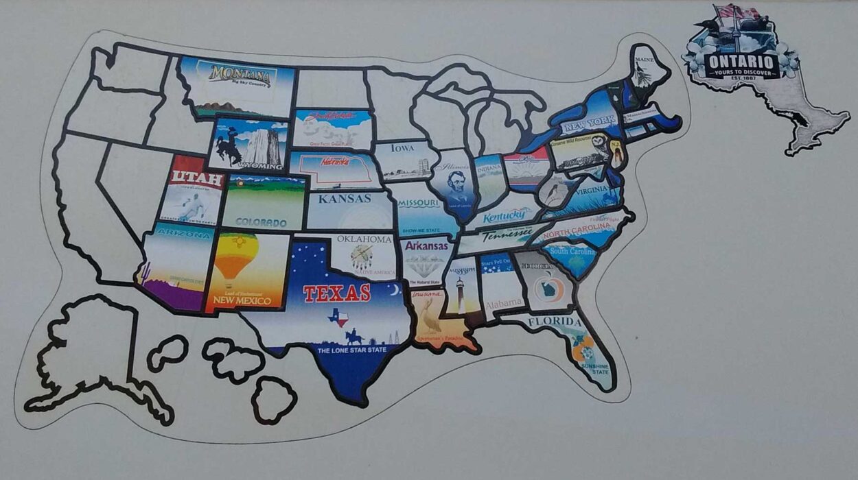 Our RV Visited States Map - Travel Trail Sail